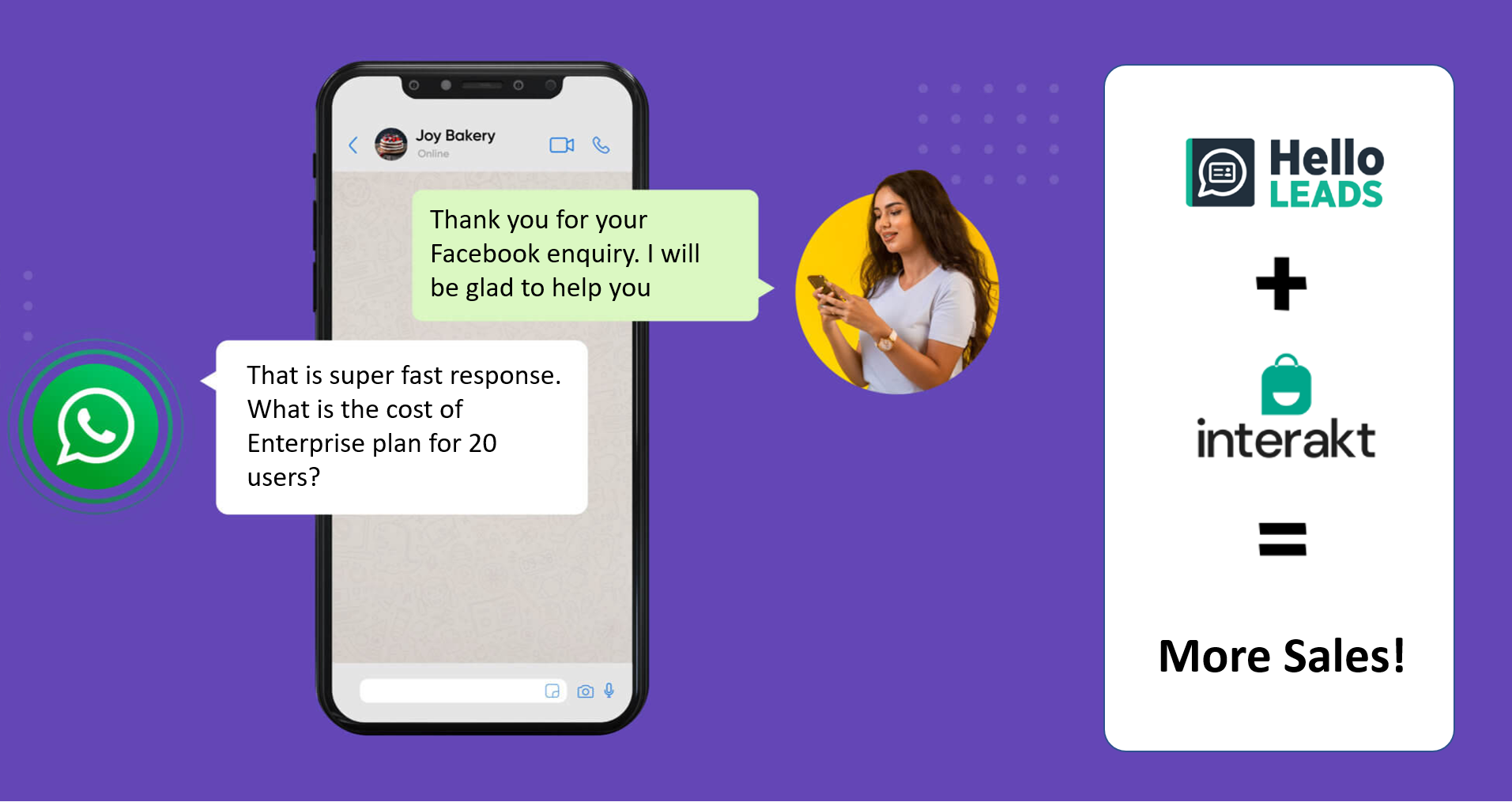 WhatsApp API Integration with HelloLeads CRM - Interakt WhatsApp API Integration with HelloLeads CRM - Interakt